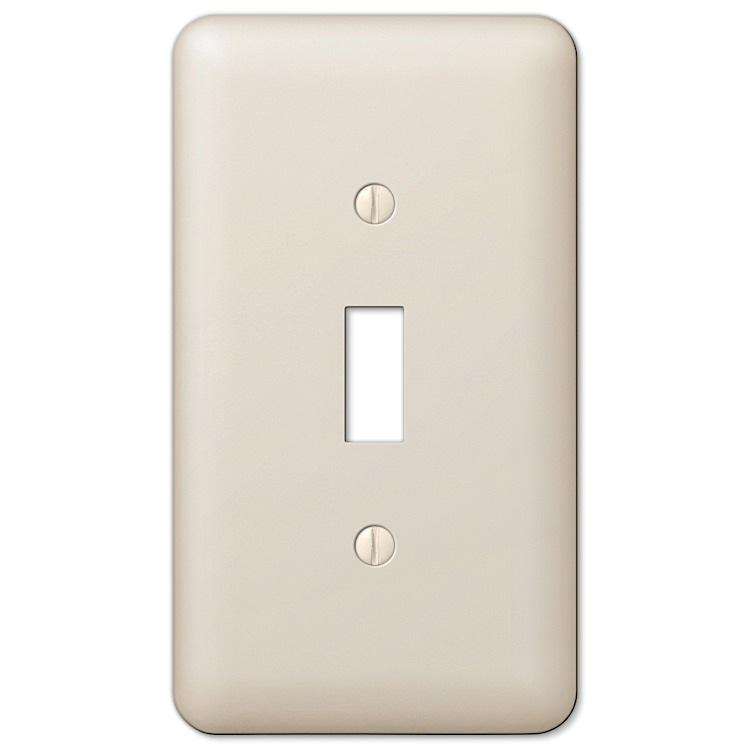 The Devon Light Almond collection pairs a classic wallplate design with ...