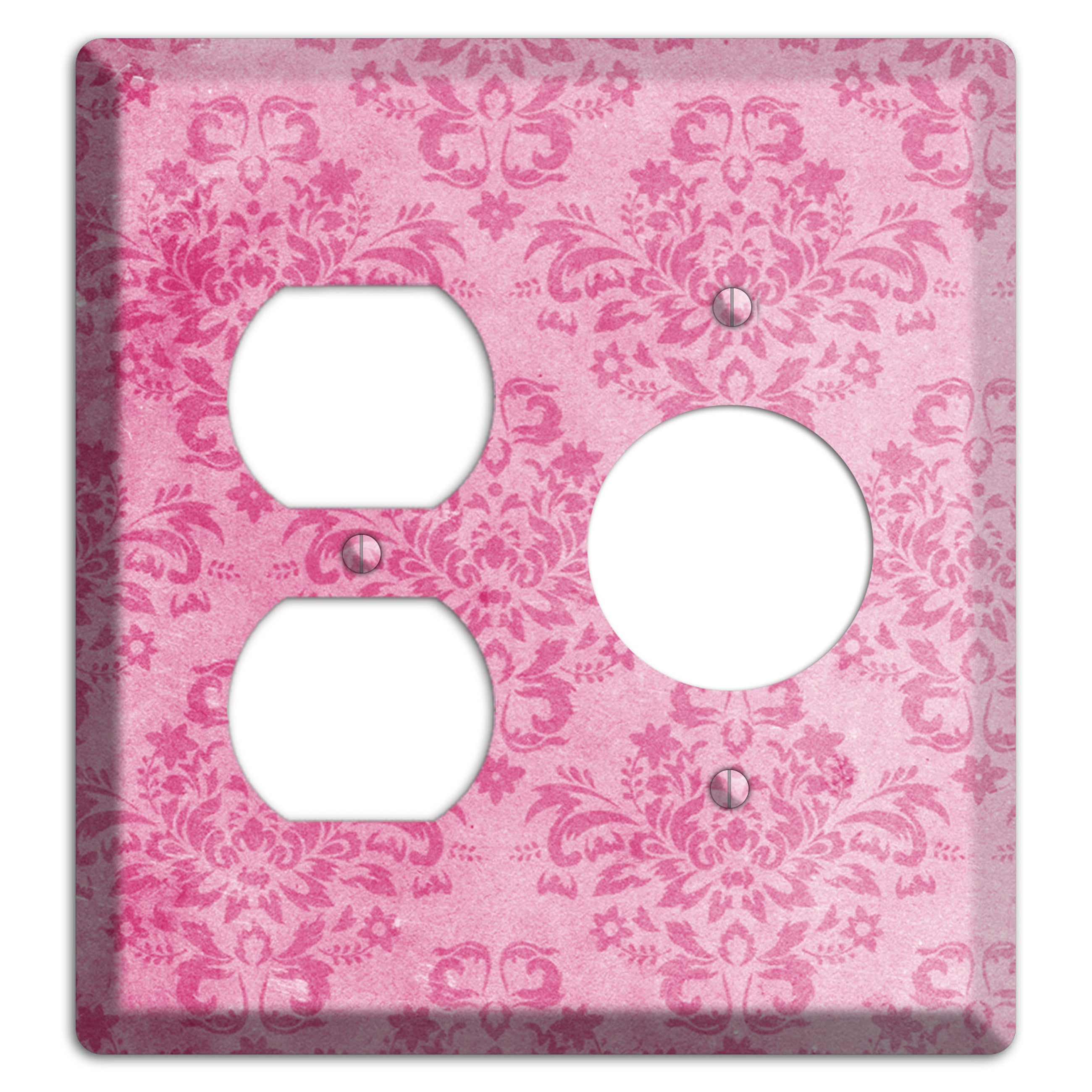 Beauty Bush Pink Texture Duplex / Receptacle Wallplate – Wallplates.com