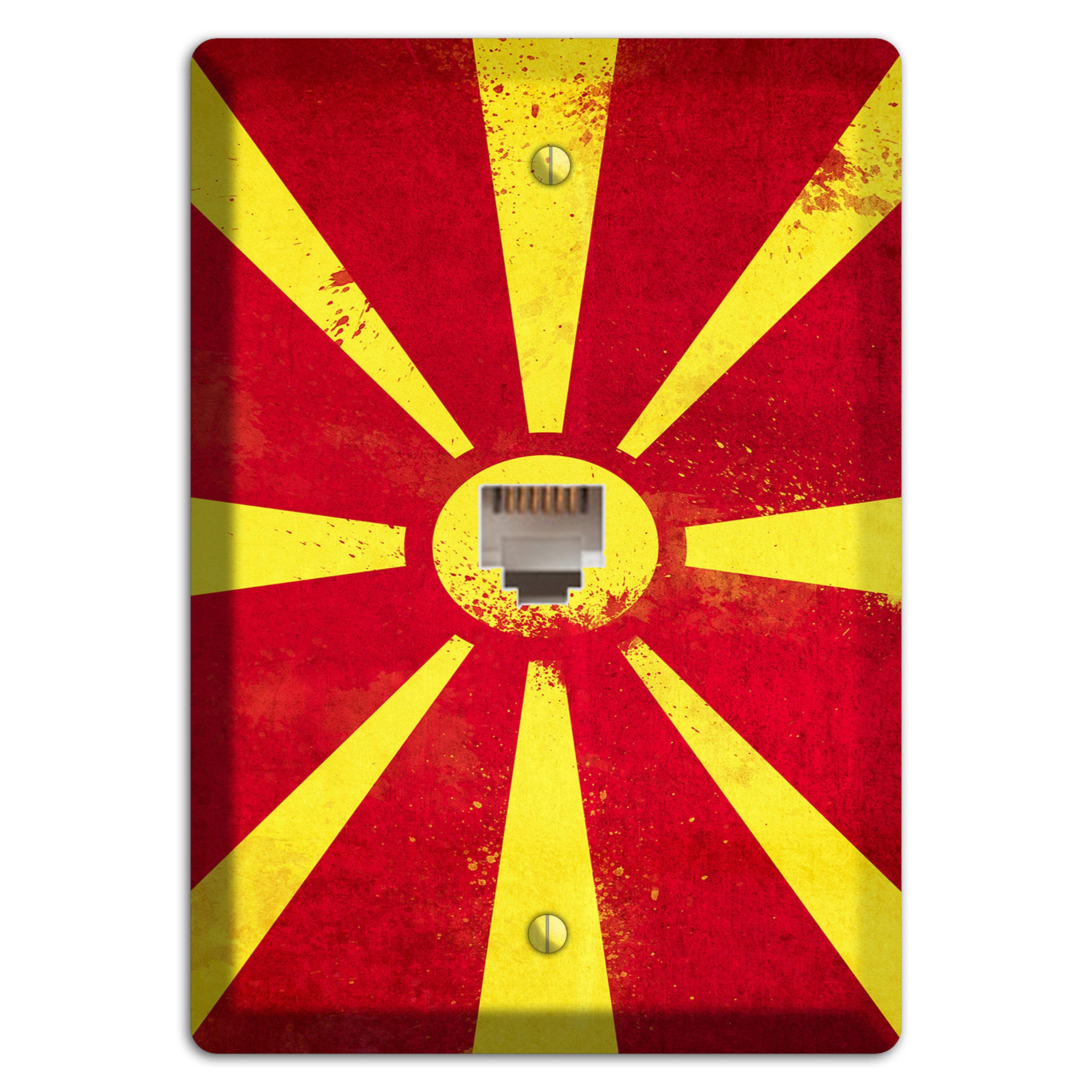 Macedonia Cover Plates Phone Wallplate – Wallplates.com