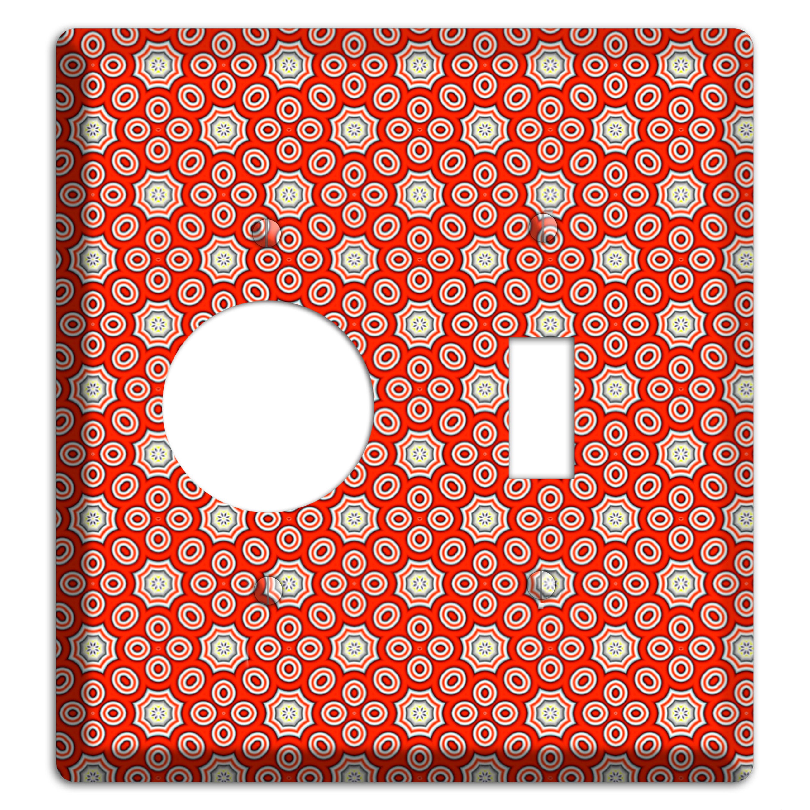 Red Foulard 3 Receptacle / Toggle Wallplate – Wallplates.com