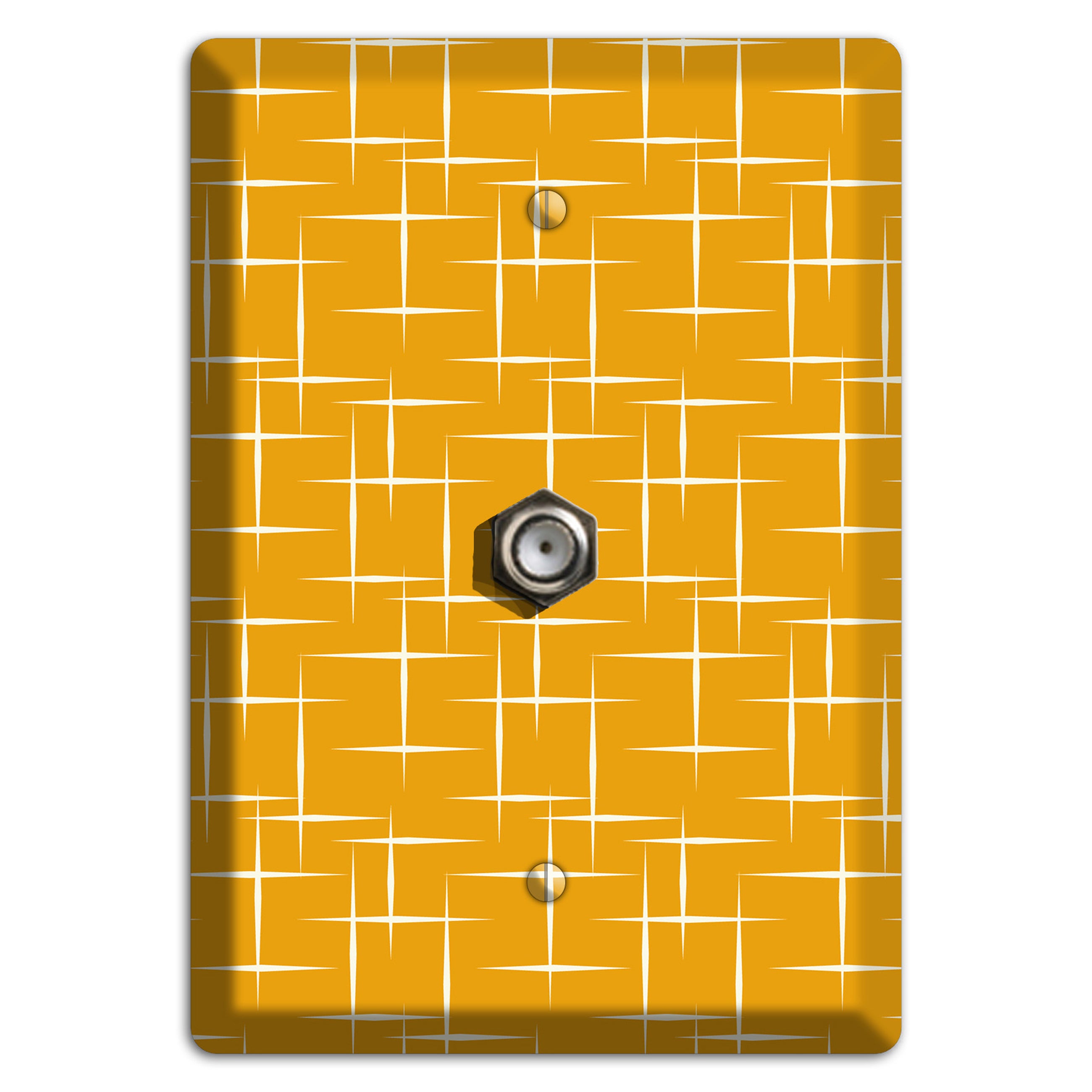Orange Atomic Cable Wallplate – Wallplates.com
