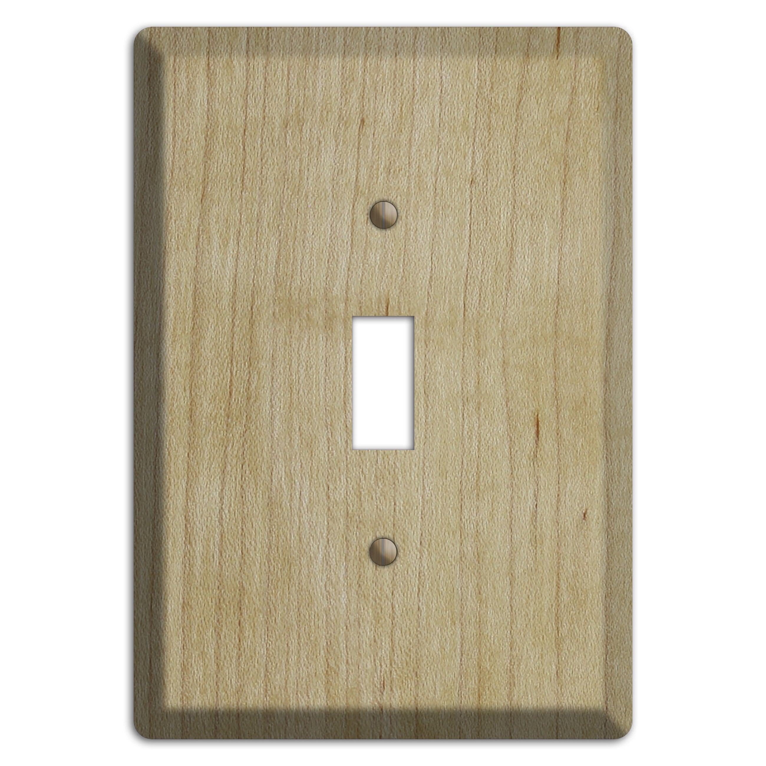 Unfinished Maple Wood Cover Plates – Wallplates.com