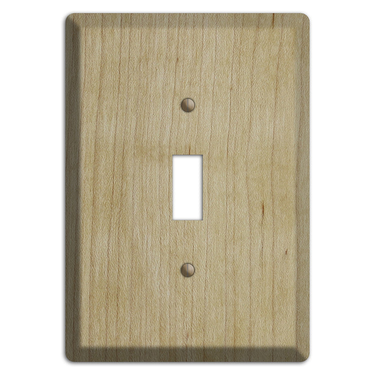 Unfinished Maple Wood Cover Plates – Wallplates.com