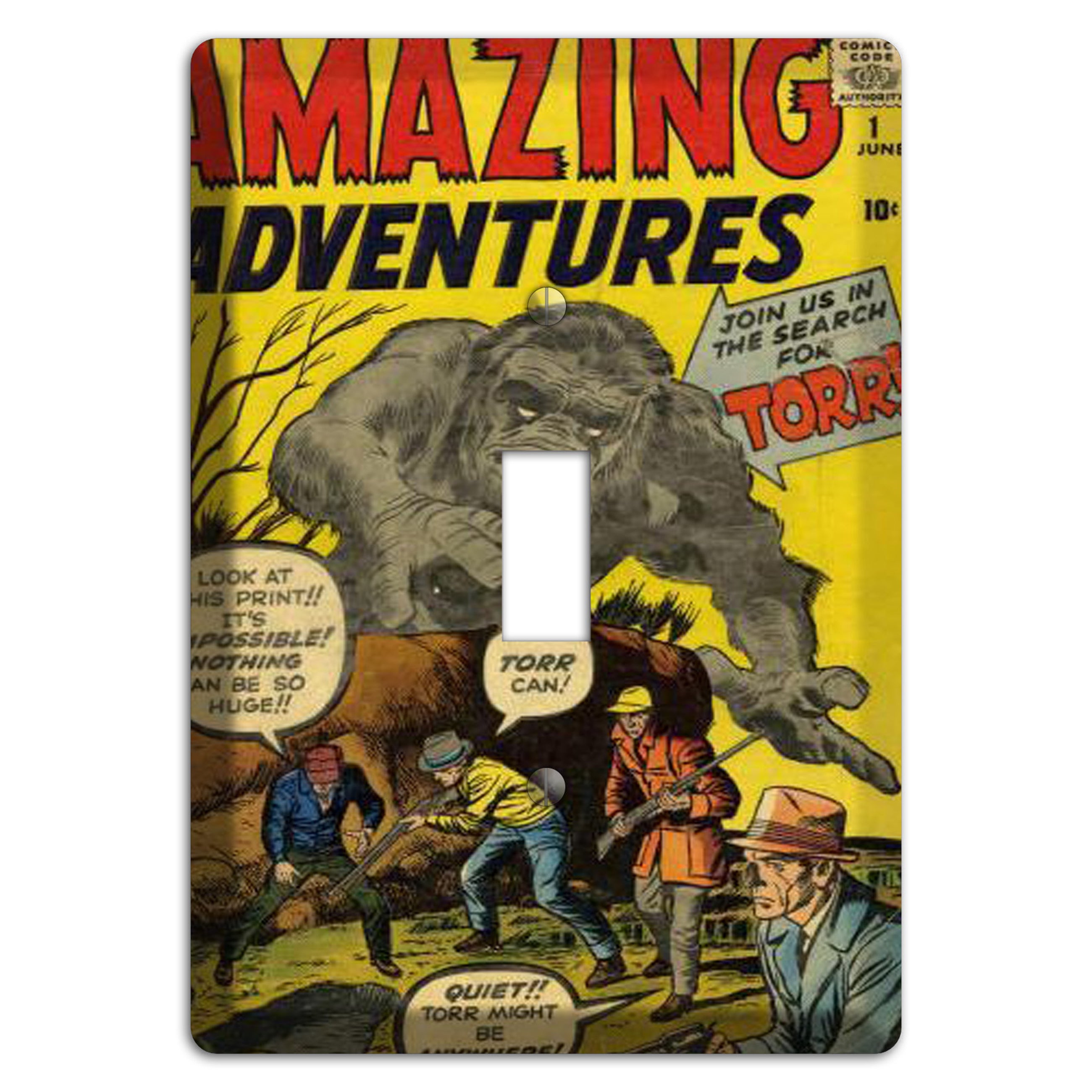 Amazing Adventures Vintage Comics Cover Plates – Wallplates.com